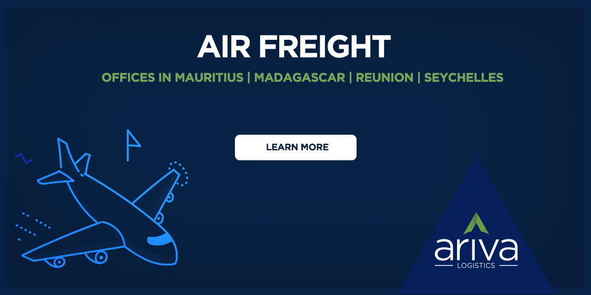 Air Freight in Mauritius | Ariva Logistics, IATA accredited company